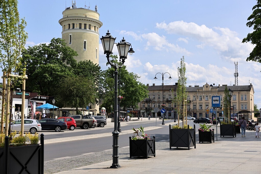 Graby w donicach stanęły przy dworcu i na ul. Słowackiego - ePiotrkow.pl